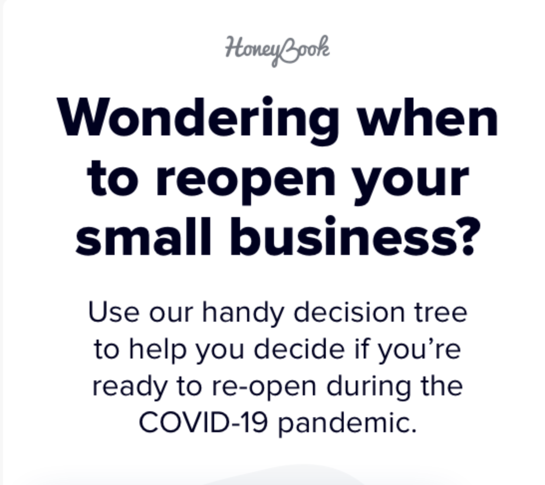 Reopening your Business After COVID - When is Right? | HoneyBook
