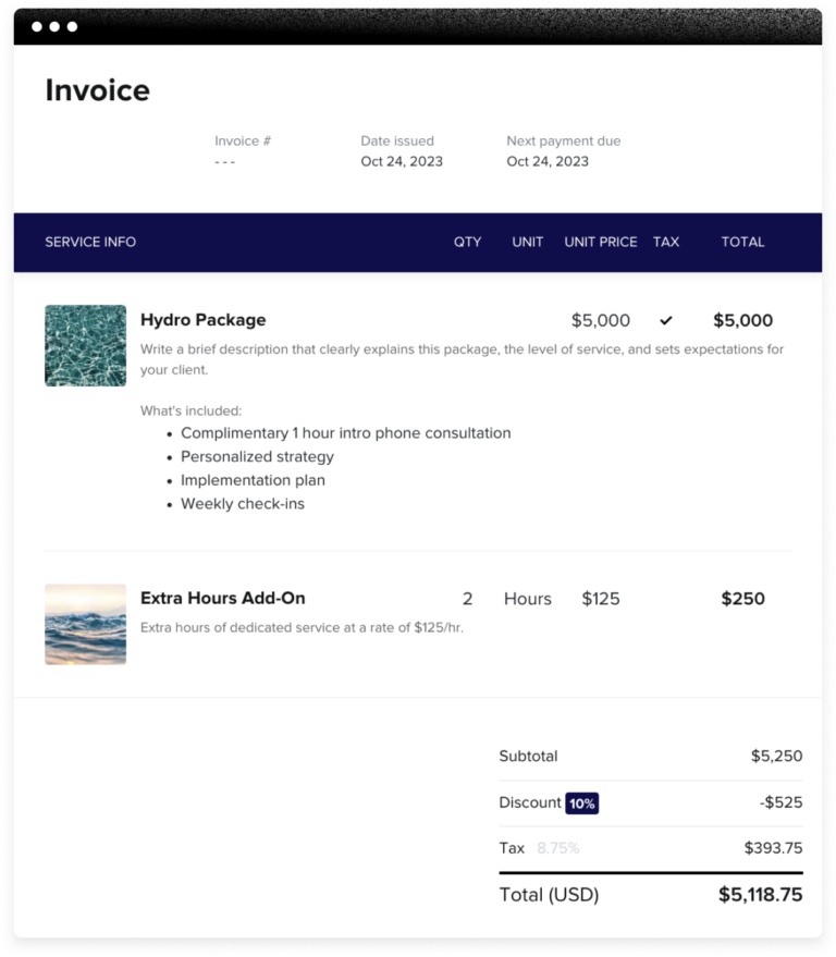 When to Use an Invoice vs. Receipt For Business Transactions | HoneyBook