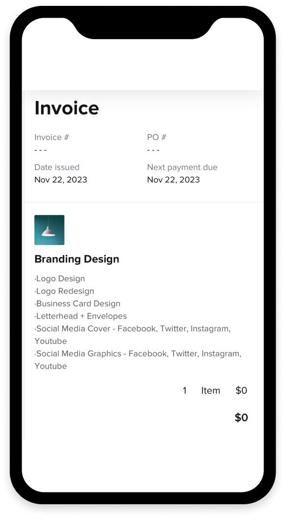 Free Invoice Templates & Examples | Get Paid Fast | HoneyBook