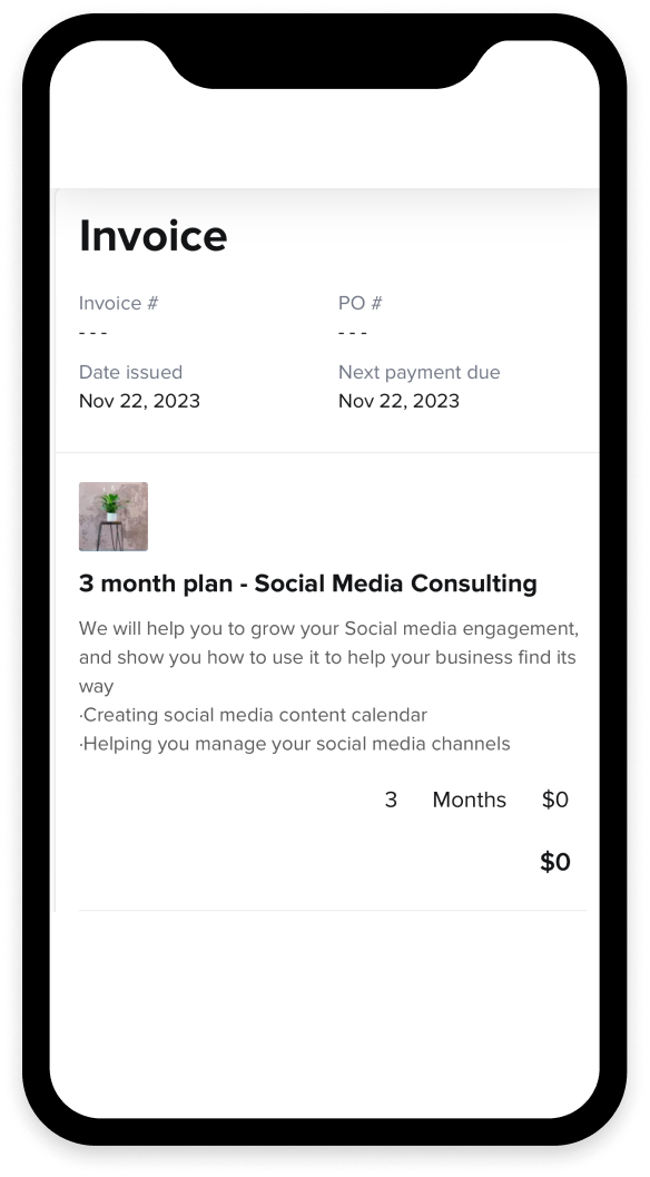 Free Invoice Templates & Examples | Get Paid Fast | HoneyBook