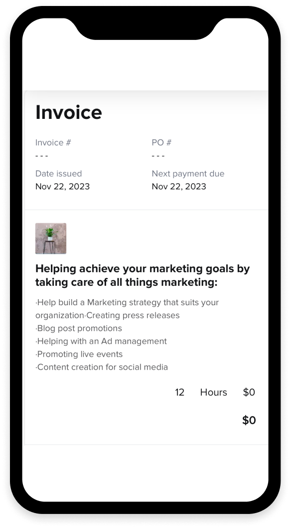 Free Invoice Templates & Examples | Get Paid Fast | HoneyBook