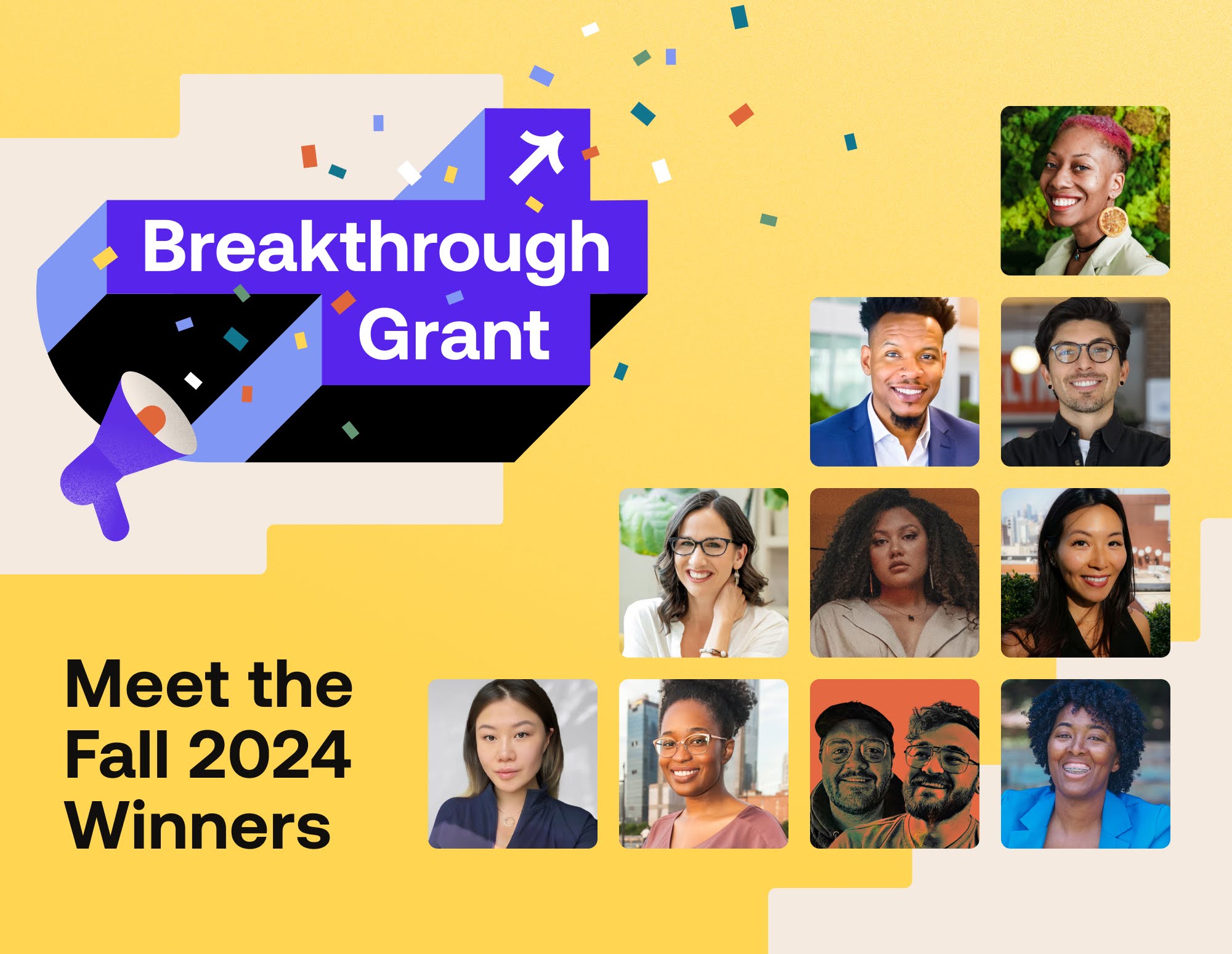 Announcing the Fall 2024 HoneyBook Breakthrough Grant Winners